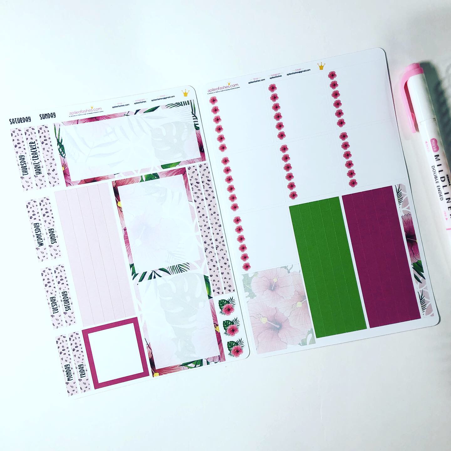 A5 Plum Paper Student Planner | Planner Girl * apileofAshes